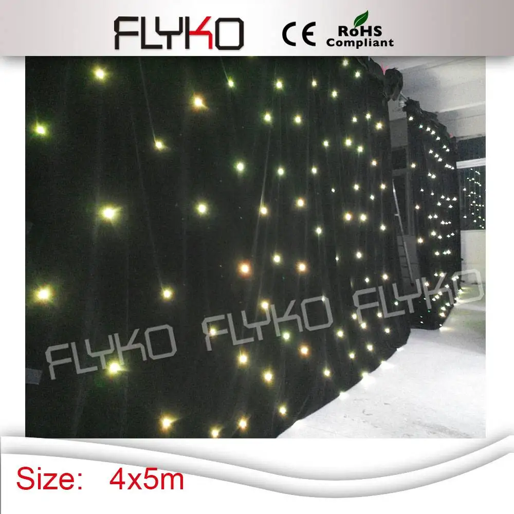 led star curtain wedding backdrop stage background cloth with multi ...