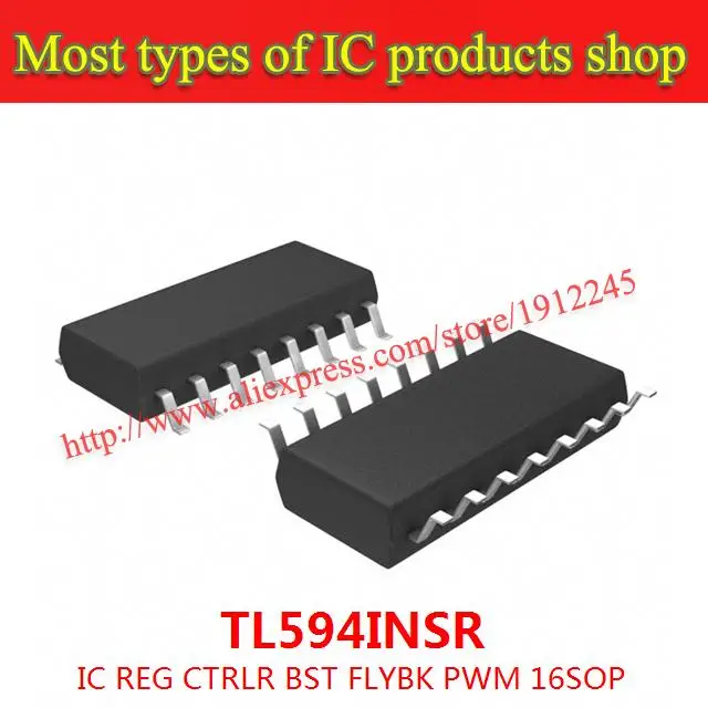 حرية الملاحة أنواع TL594INSR الدوائر المتكاملة ic reg ctrlr bst flybk pwm 16SOP 594 TL594 15 قطع ...