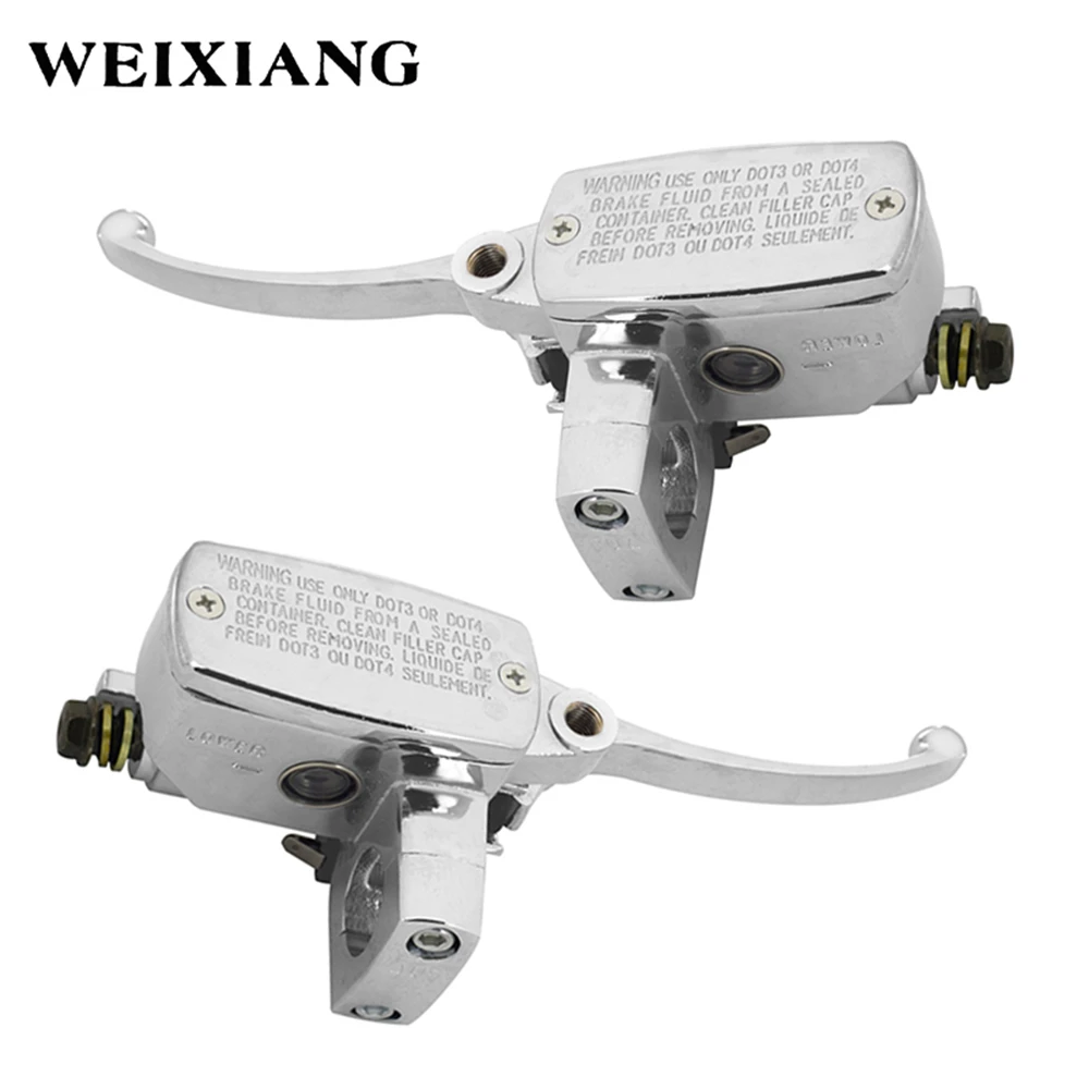 25mm Left Right Motorcycle Brake Clutch Master Cylinder Reservoir ...