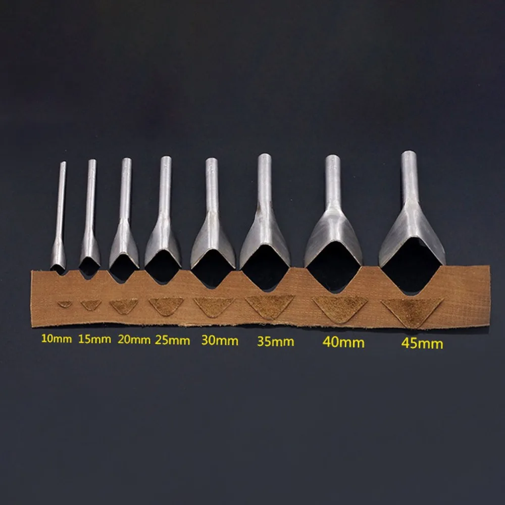 V-Shape Leather DIY Punching Handwork Tool Belt Round Fillet Shaped ...