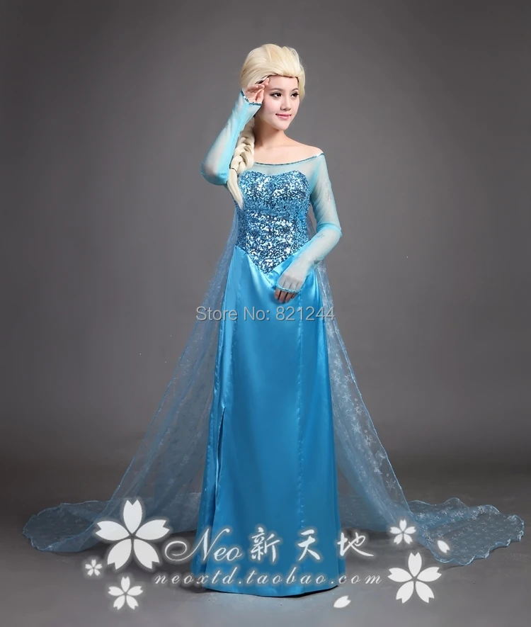 elsa costume elsa dress adult costume princess elsa cosplay halloween ...