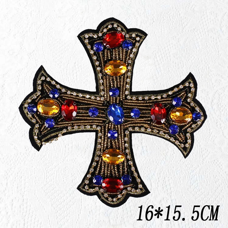 Aliexpress.com : Buy Large cross patch embroidered cloth garment ...