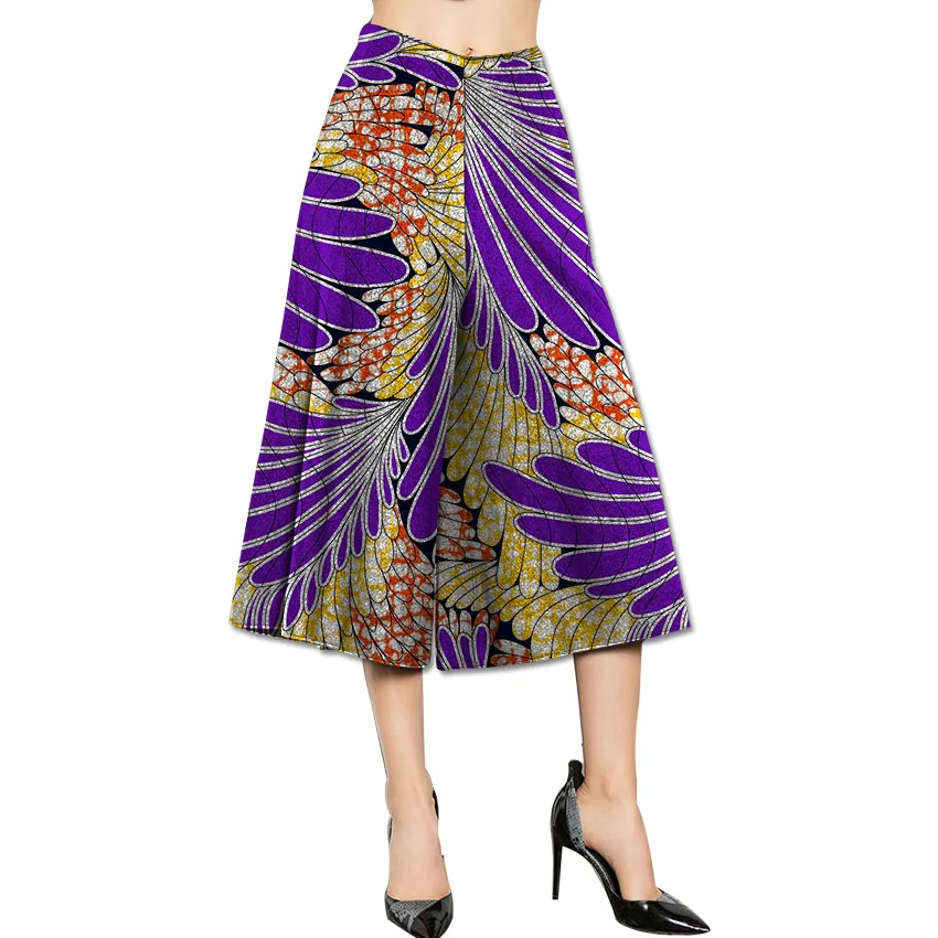 African Women Pants Lady Ankara African Women Wide Leg Pants Fashion