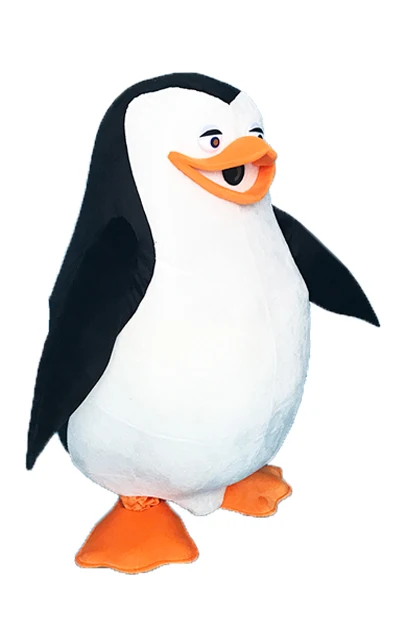 Cartoon Madagascar Penguin, Zebra, River Horse, Hippopotamus And Lion ...