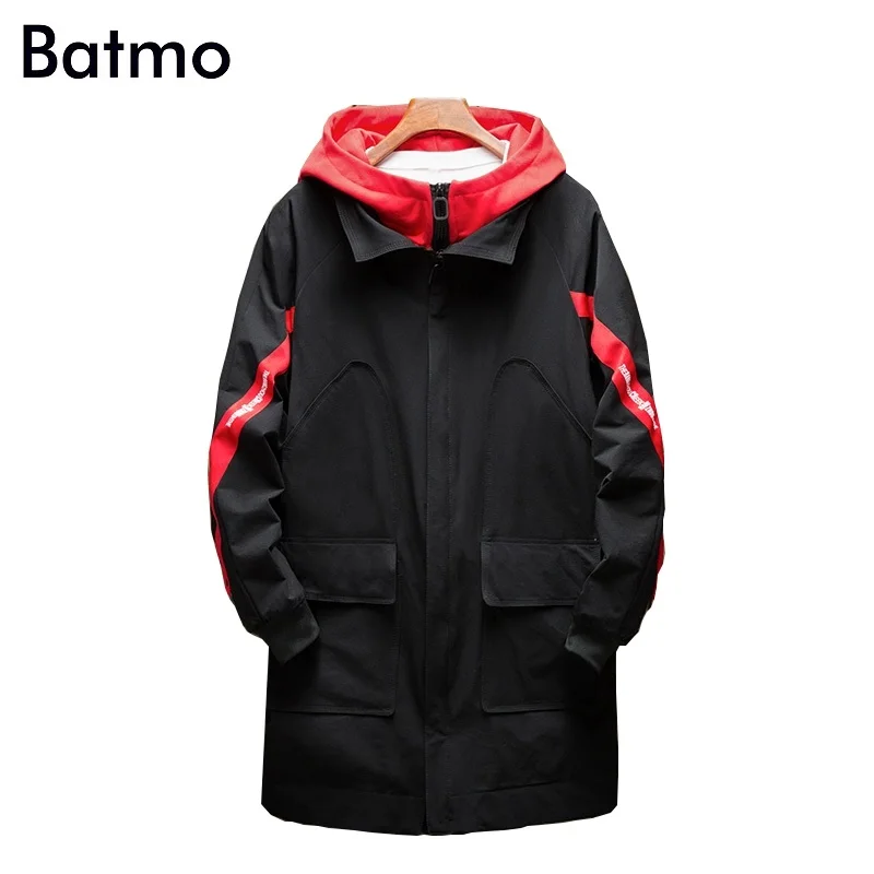 Batmo 2018 new arrival spring high quality casual hooded jacket men,men ...