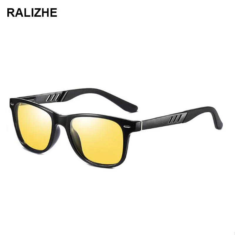 Fashion Men Women Polarized Luxury Black Night Vision Glasses Vintage ...