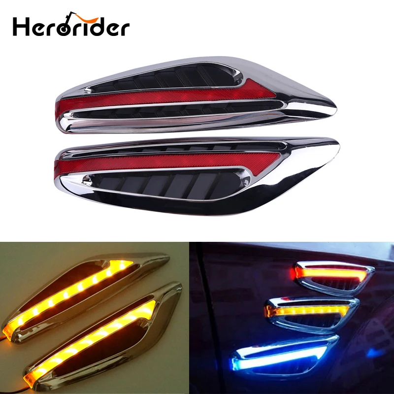 1Pair-Steering-light-Fender-Side-Lamp-Hot-Sale-DC12V-Blade-Shape-Auto ...