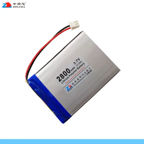 Batería de polímero de litio de 2800mAh, 625067, 3,7 V, carga de energía de respaldo, batería de ...