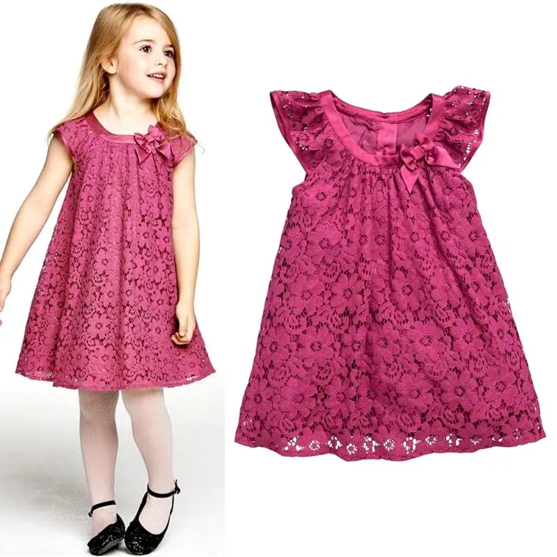Lace Girls Dress Summer Dresses For Girls Sweet Children Clothing ...
