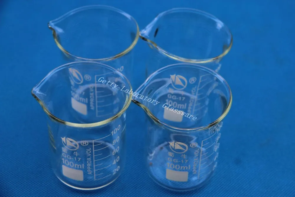 100 mL Lab Glass Beaker, 4pcs/lot|lot lot|lot 100beaker lab - AliExpress