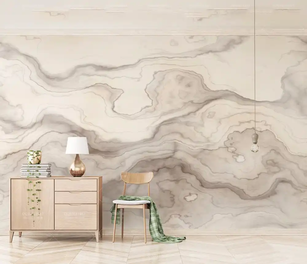 Bacaz Abstract Texture 3d Marble Wallpaper Murals for Living room ...