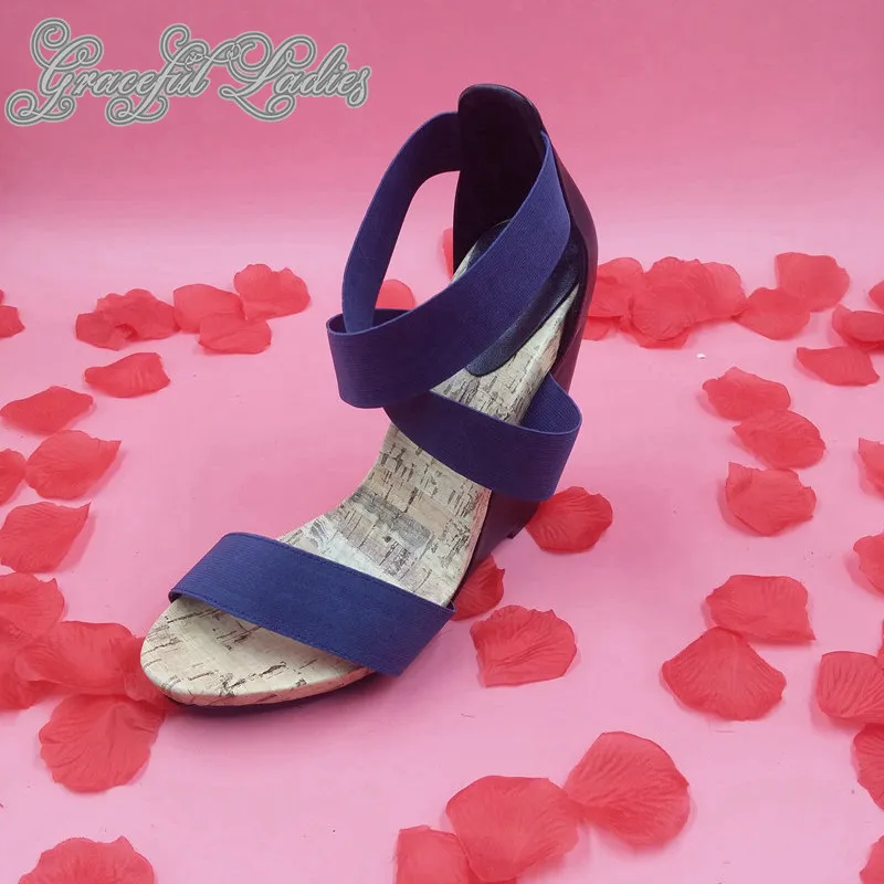 Popular Navy Blue Sandals Women Buy Cheap Navy Blue Sandals Women Lots From China Navy Blue