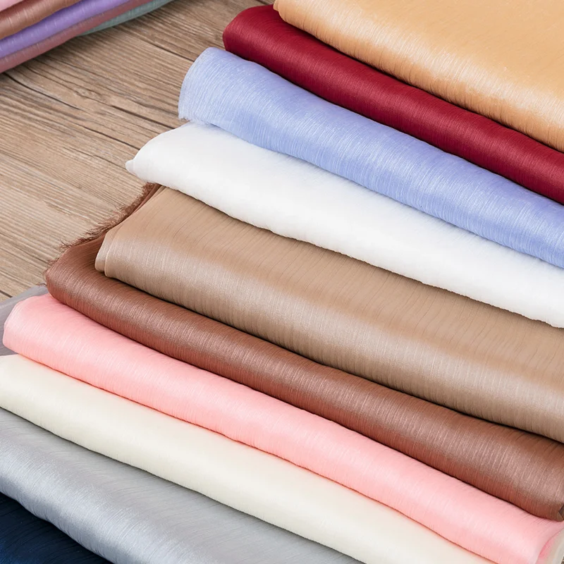 Good-Quality-Crepe-Organza-Chiffon-Fabric-For-Summer-Dress-Shiny-Tulle ...