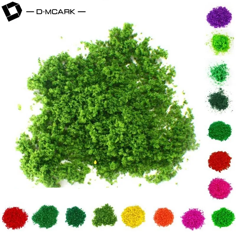 D Mcark Model Tree Leaves Sponge Powder DIY Handmade Building Model ...