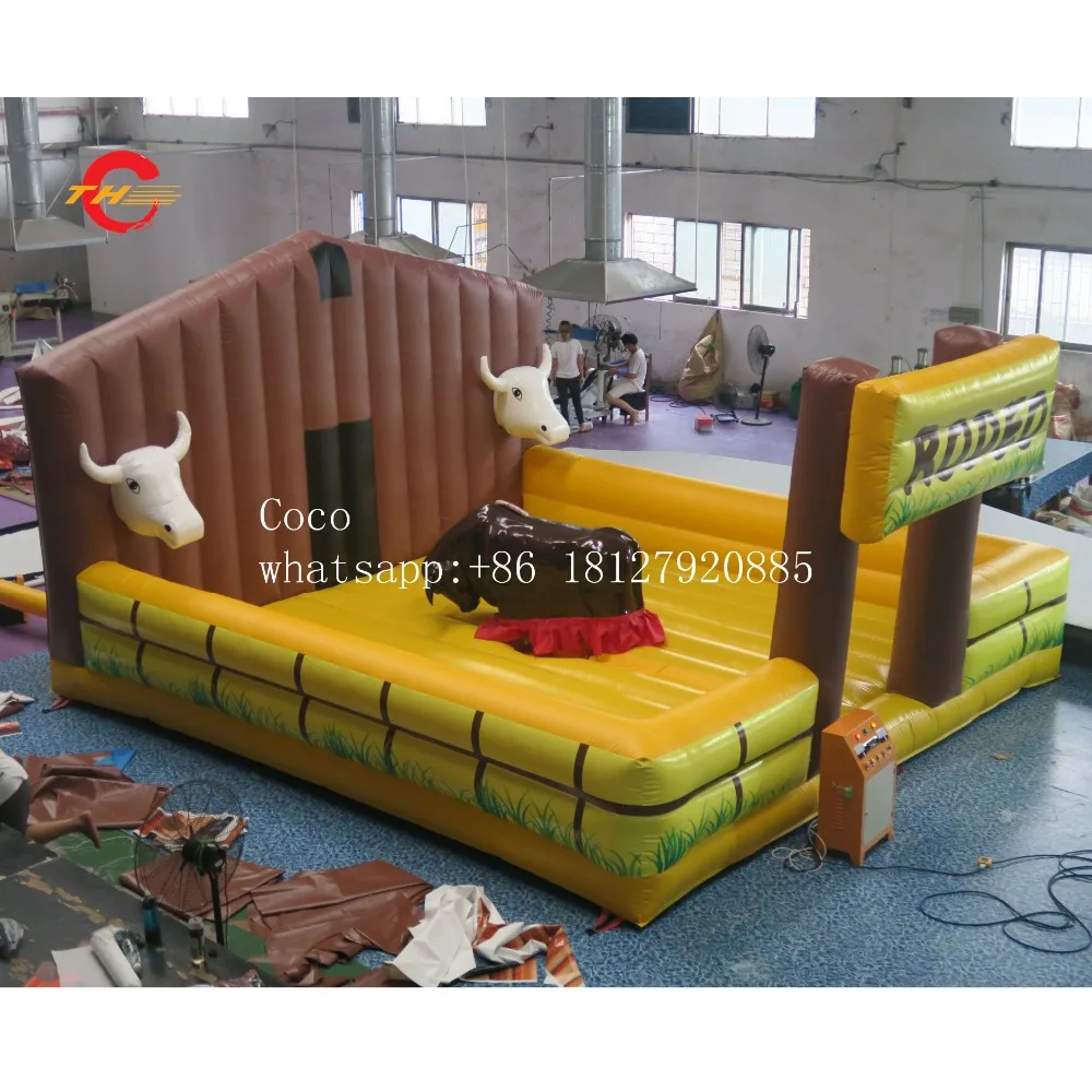 Free Sea Ship To Port,professional Manufacturer Inflatable Bull Riding ...