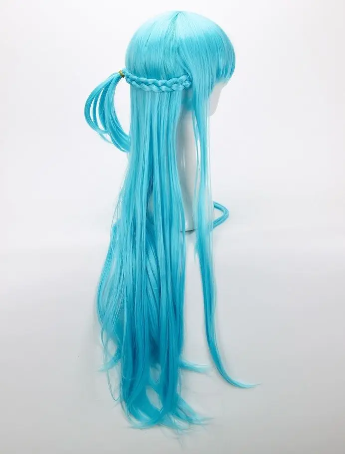Sword Art Game Online Yuuki Asuna Yuki Asuna Wig Braided Blue Styled S ...