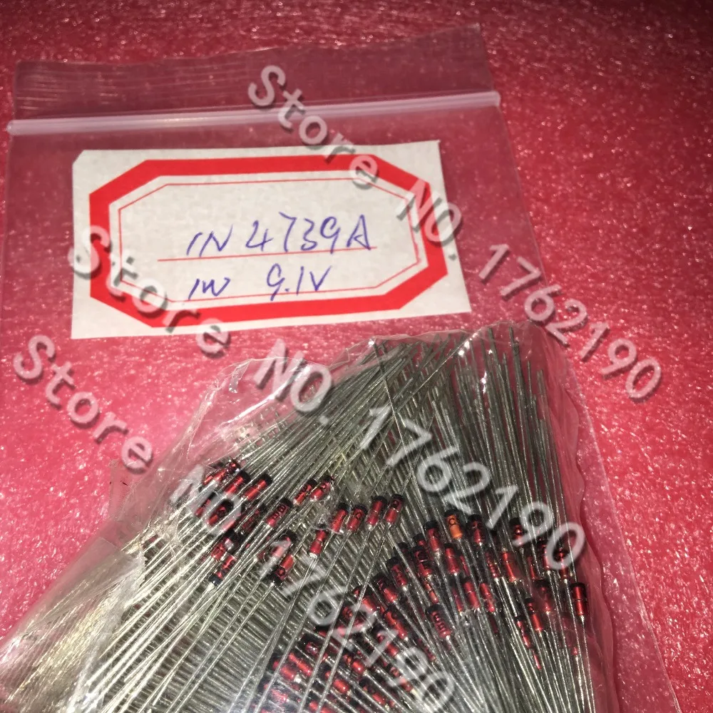 500PCS/LOT 1W Steady Diode 9.1V 9V1 1N4739A DO 41 Glass Seal|diodes 1w|sealing glass - AliExpress