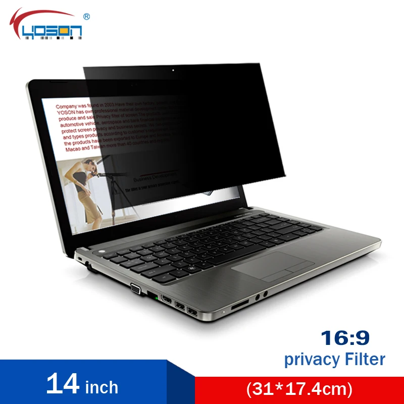 privacy filter 14 inch 16:9 Laptop Privacy Screens Anti Privacy Filter ...