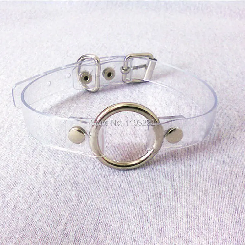 Punk-Gothic-Handmade-Harajuku-Fashion-O-Round-Clear-PVC-Choker ...