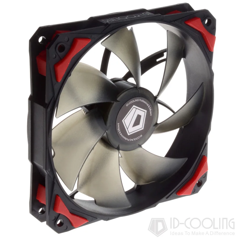 Brand 120mm 12V DC Fan With De vibration Rubber, Brushless Cooling Fan ...