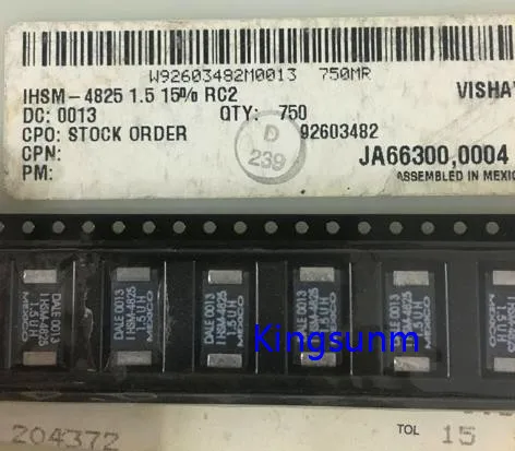 Envío gratis 10 Uds IHSM4825ER1R5L IHSM 4825 1,5 1.5UH 6.9A SMD|smd ...