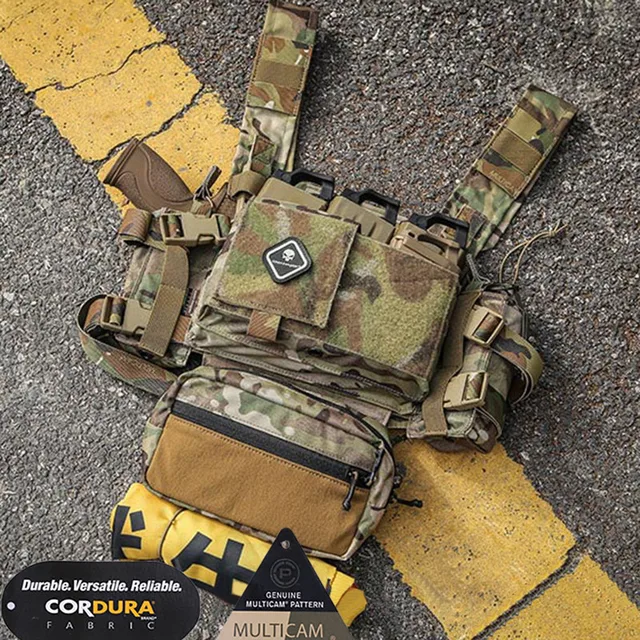 Emerson Chest Rig Micro Fight MK3 Modular Lightweight Chest Rig with 5. ...