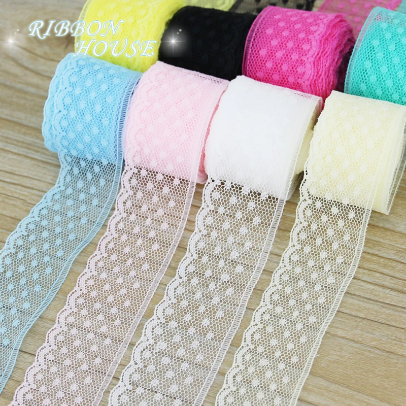 (10 Yards/roll) 30mm Lace Fabric Webbing Decoration Gift Packing ...