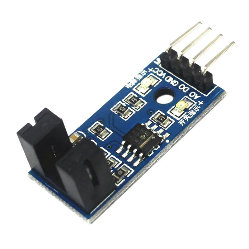 New 1pcs Speed Sensor Module Counter Module Motor Test Module Slot Photocoupler Module In