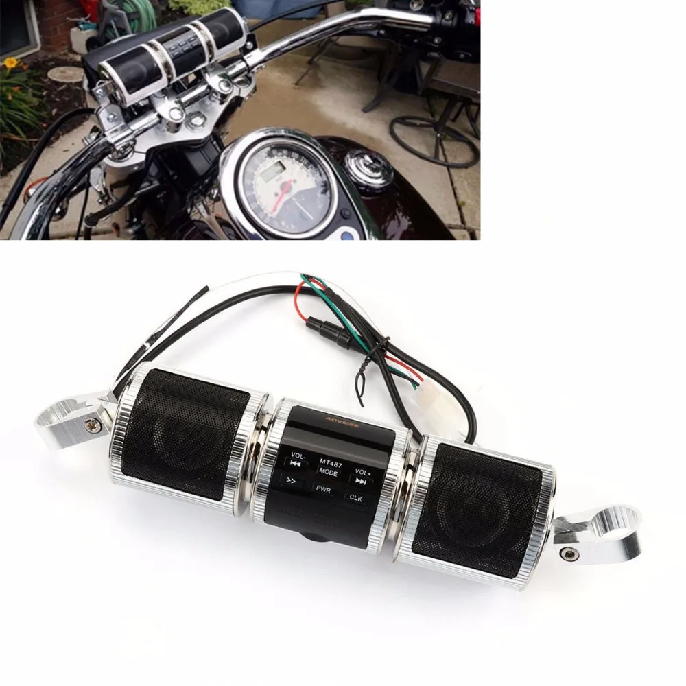 Motorcycle Bluetooth Audio Radio Sound System MP3 Stereo Speaker ...
