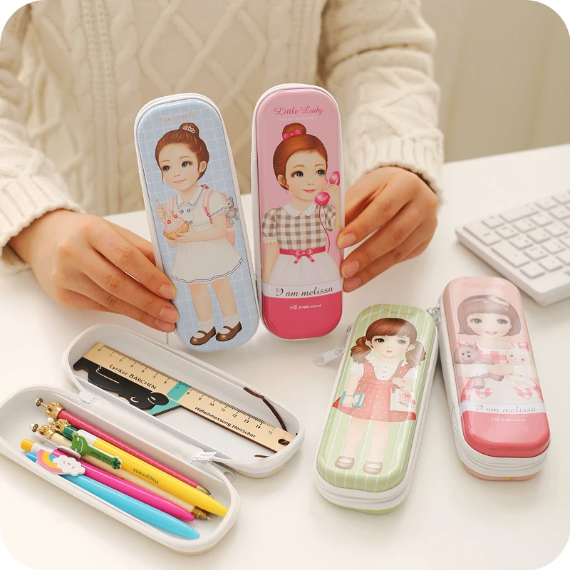 Junior high school students girls children pencil case stationery ...