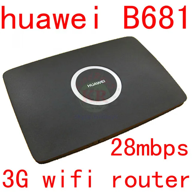 Desbloqueado huawei B681 3G Router inalámbrico HSPA router wifi 21 Mbps ...