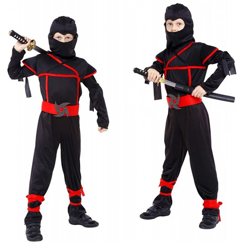 Classic Halloween Clothing Set Martial Arts Ninja Clothes Set For Kids ...