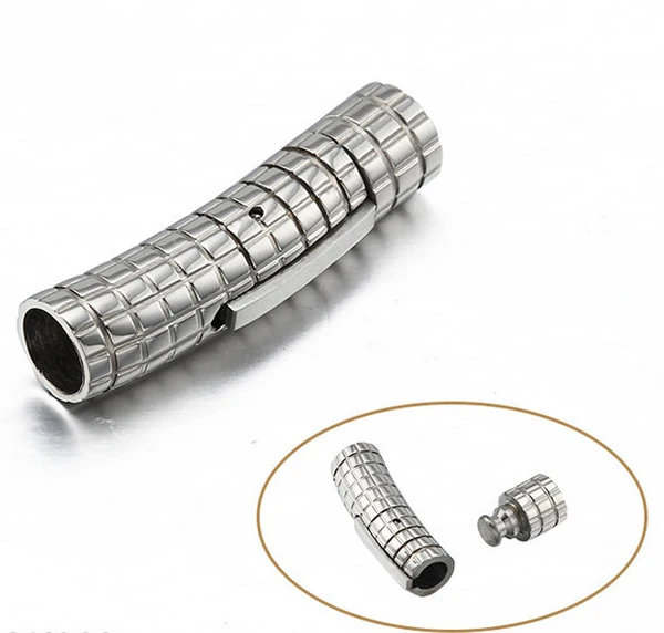 Spiral Pattern 316l Stainless Steel Snap Bayonet Clasp Connectors For ...