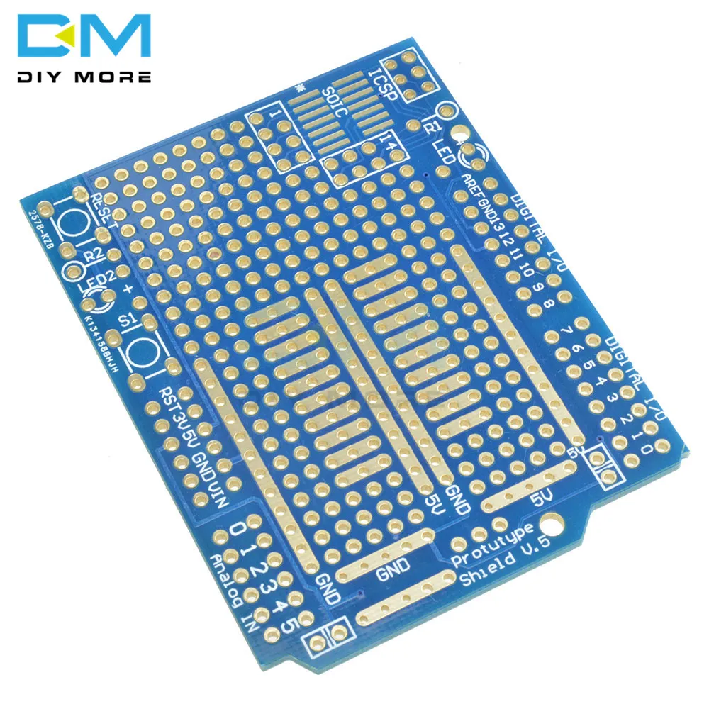 【KAMDSS015】Prototype PCB for Arduino UNO R3 Shield Board DIY Combo ...