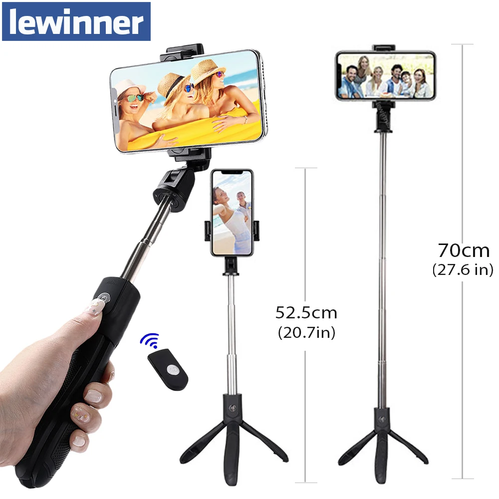 Lewinner K06 Handheld Extendable Tripod Monopod Camera Phone Selfie