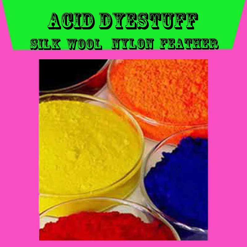 wool,silk, nylon,and feather acid dyestuff 18 colors for choose direct ...