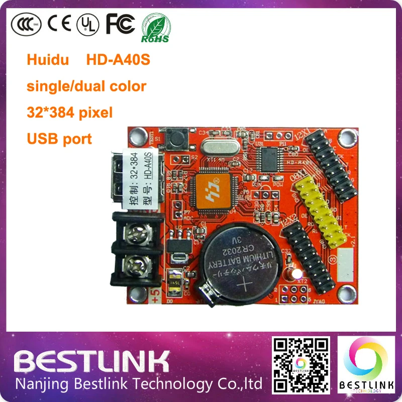 Led Controller Card Supply Huidu Hd-a40s Led Control Card Hd-u60 Usb ...