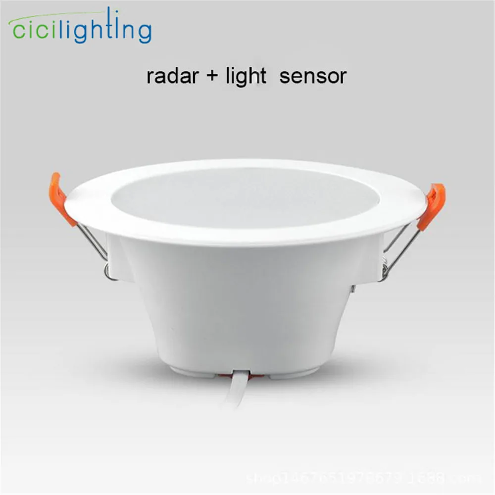 LED Sensor Downlight, Radar Motion + Light Control Downlight, 5W 7W 9W ...