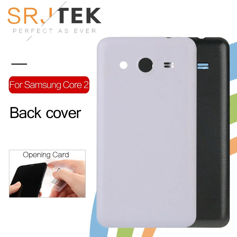 SRJTEK Housing Door Battery Back Cover For Samsung Galaxy Core 2 G355 ...