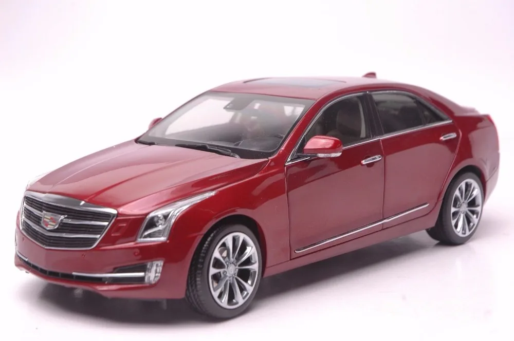 1:18 Diecast Model For Gm Cadillac Ats-l 2016 Red Alloy Toy Car ...