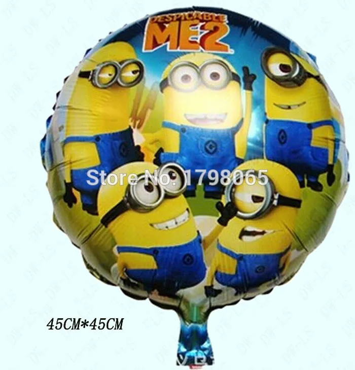 Free shipping 10pcs/lots air balls Minions balloons Despicable Me balon ...