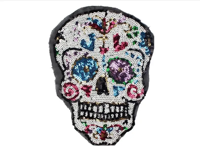 Parches de ropa con lentejuelas a la moda, pegatinas de tela bordadas ...