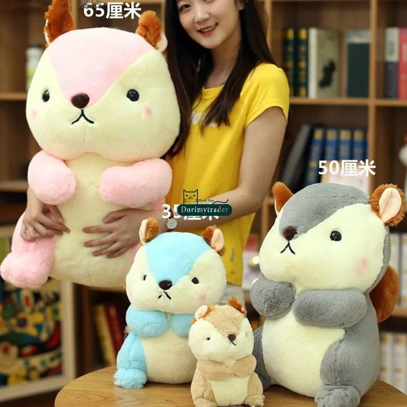 Dorimytrader Hot Cute 65cm Giant Soft Anime Squirrel Plush Toy 26inches ...