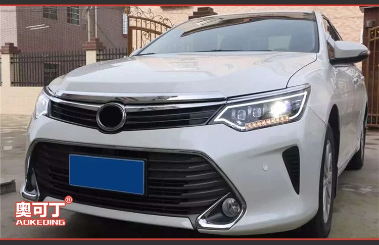 Toyota Camry Headlights 2015-2016 Camry V55 Led Headlight Eagle Eye Brand Drl Hid Bi Xenon at ...