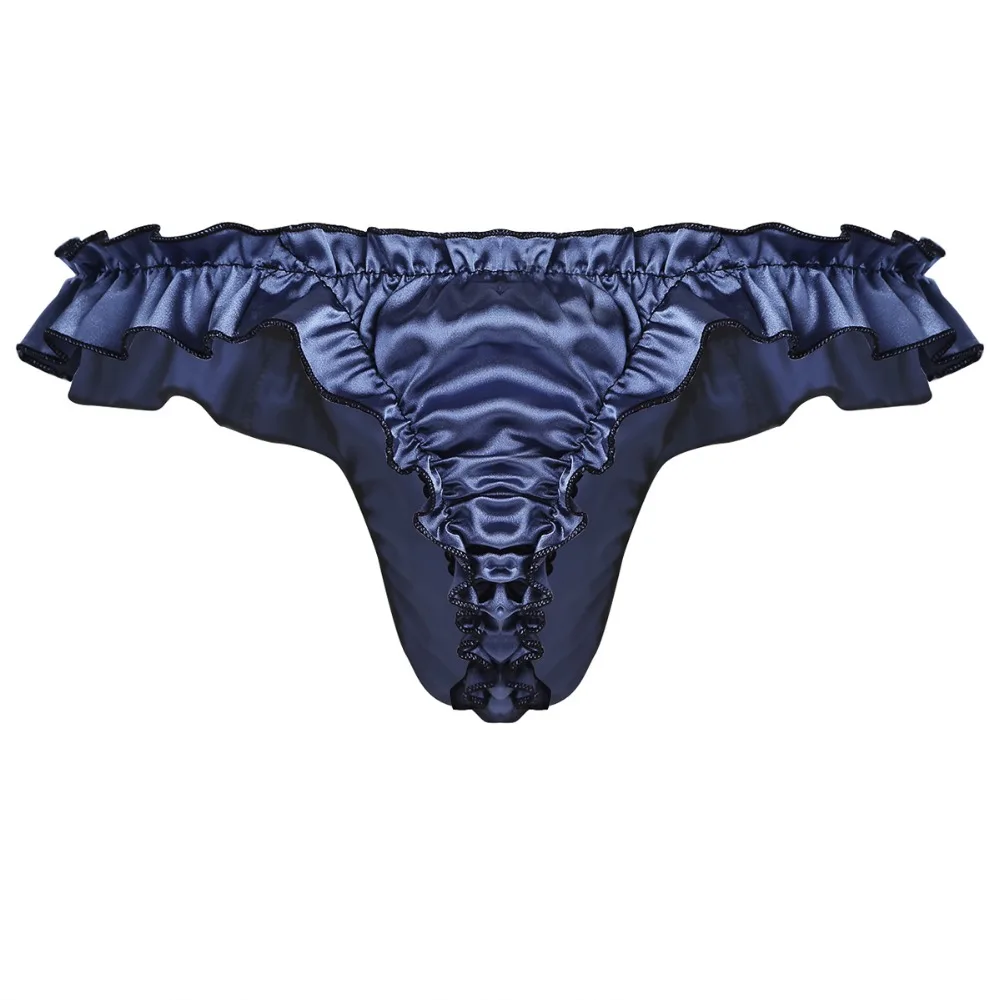 TiaoBug Sexy Men Lace Bikini Briefs Thong Underwear Lingerie Panties ...