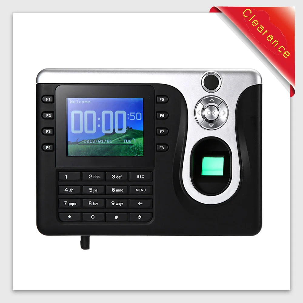 Clearance Fingerprint Time Clock Recorder Attendance Fingerprint ...