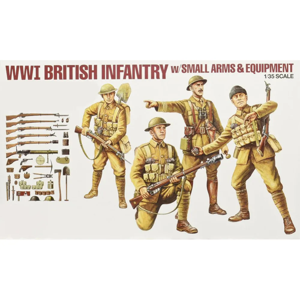 Ohs Tamiya 32409 1/35 British Infantry Wwi Set Miniatures Assembly ...