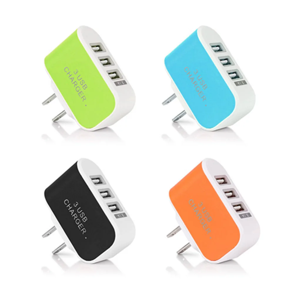 3-1A-Triple-USB-Charger-3-Port-Wall-Home-Travel-AC-Charger-Adapter-for ...