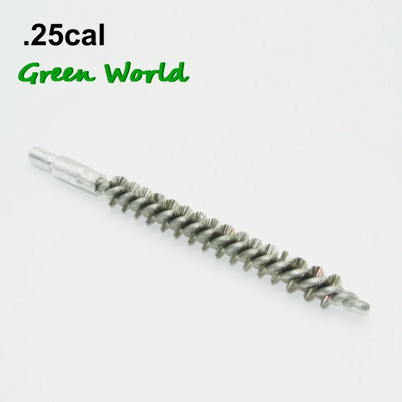 Green World 5pcs/lot .25cal Stainless Steel Brush,gun Clean Brush for ...