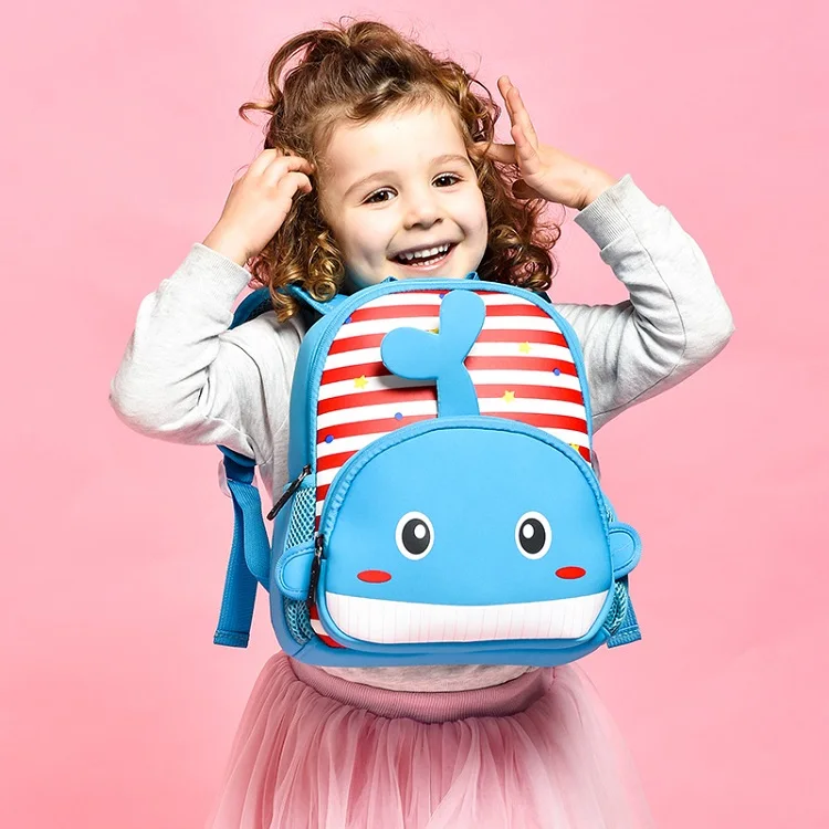 Children 3D Cute Animal Design Backpack Toddler Kid Neoprene School ...